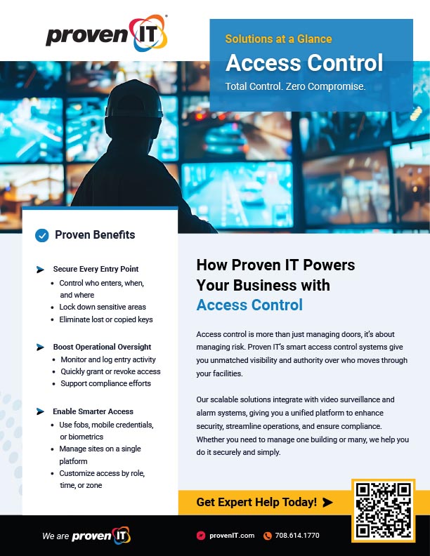 Access Control Flyer | Proven IT